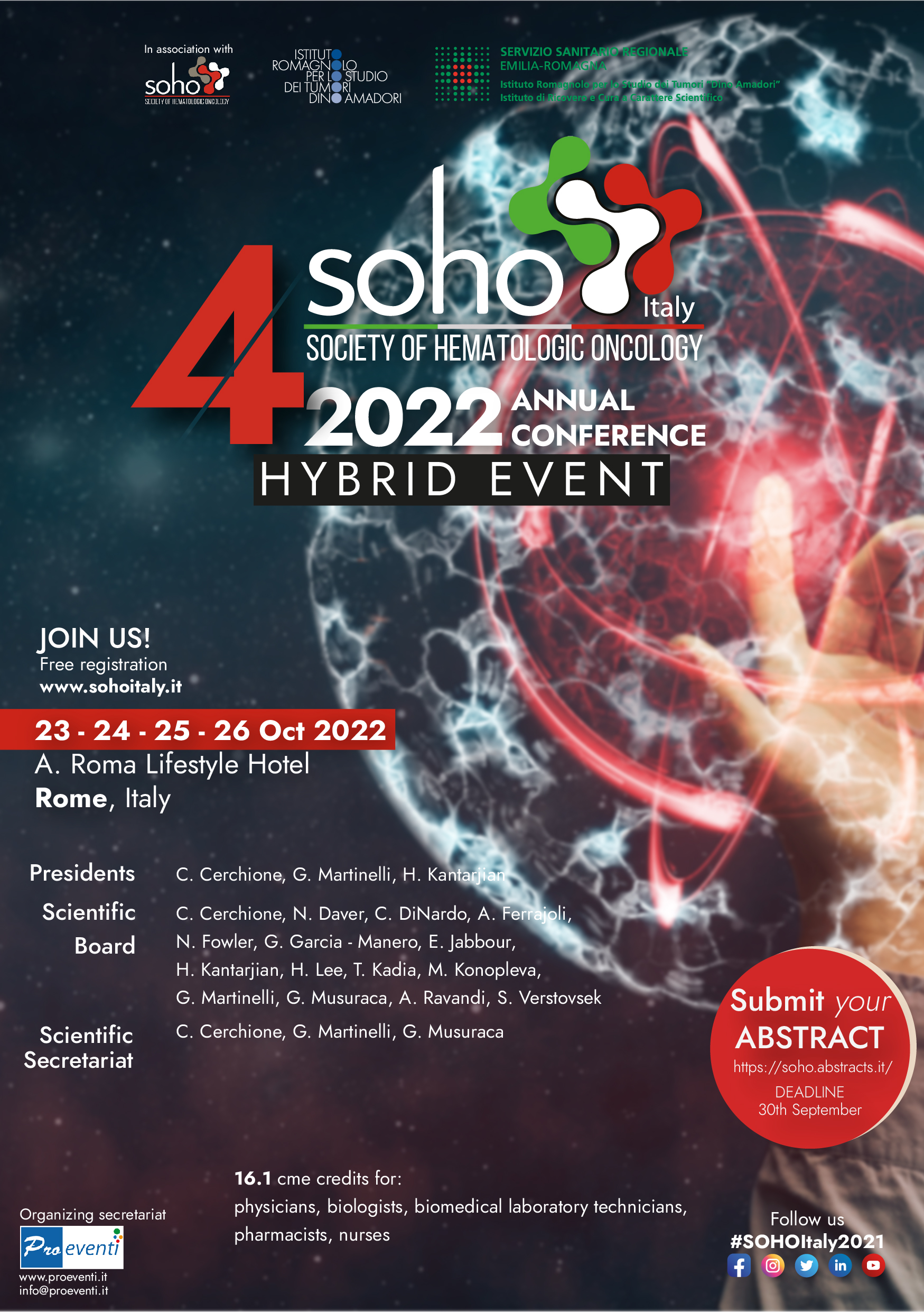 Quarta edizione della SOHO Italian Conference - Federazione Nazionale ...